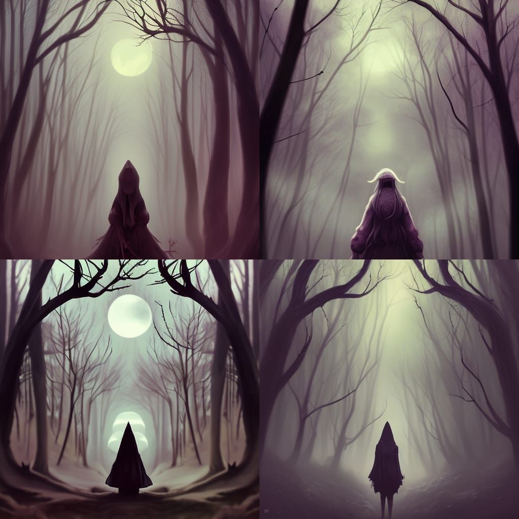 anthro-rabbit-priestess-tends-to-garden-in-moonlit-temple-grounds Yuki ...