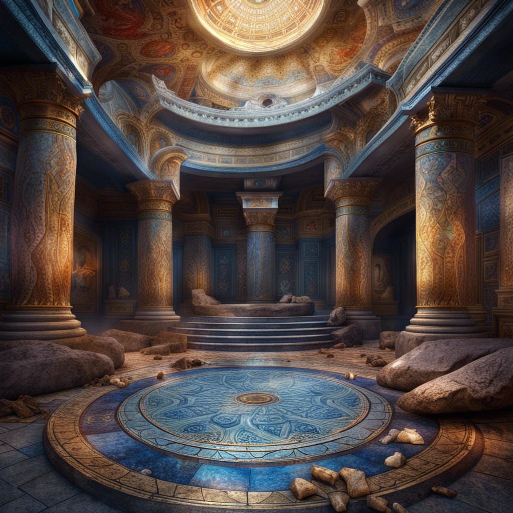 An archeological dig - AI Generated Artwork - NightCafe Creator