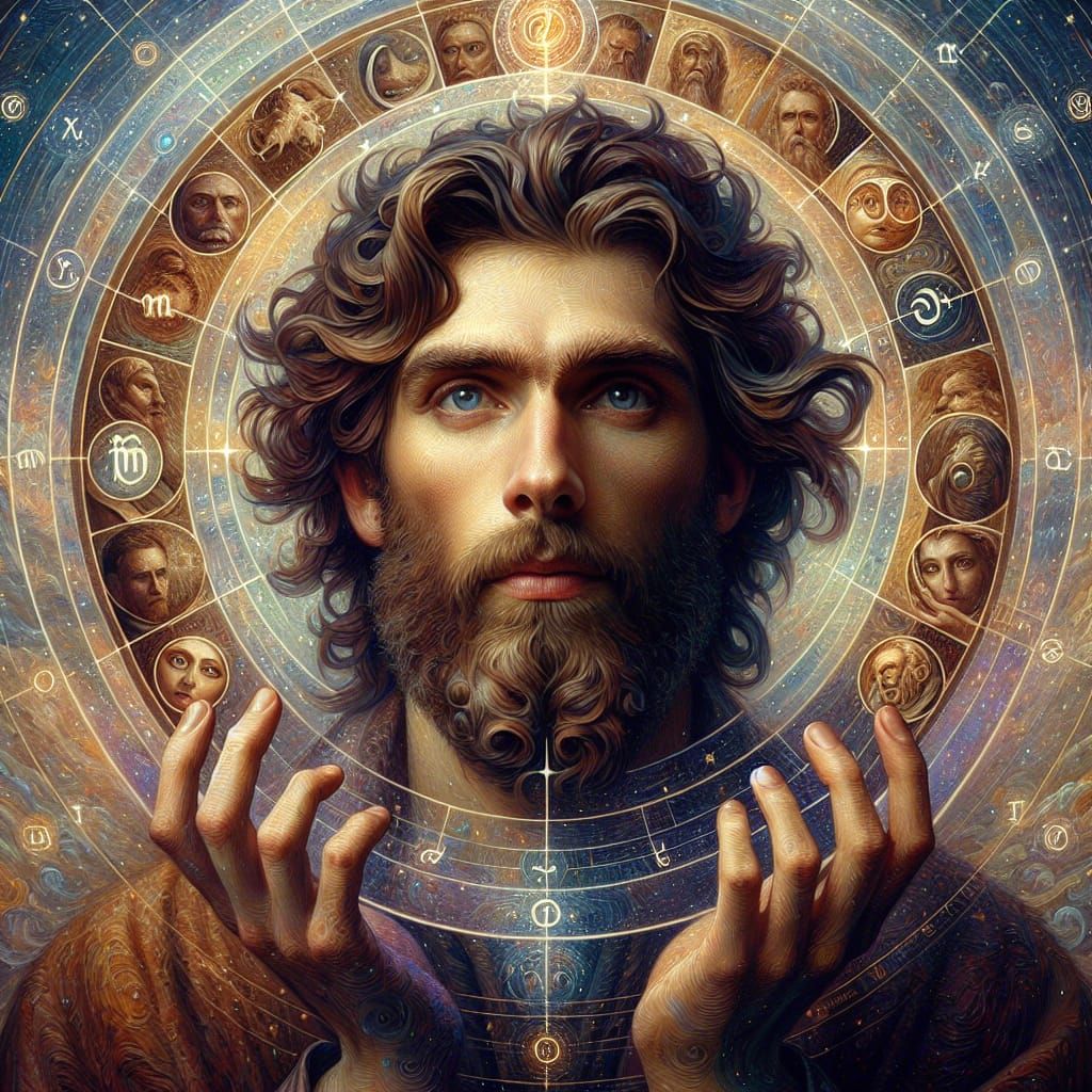 Merlin the wizard and the zodiac #4 - AI Generated Artwork - NightCafe ...