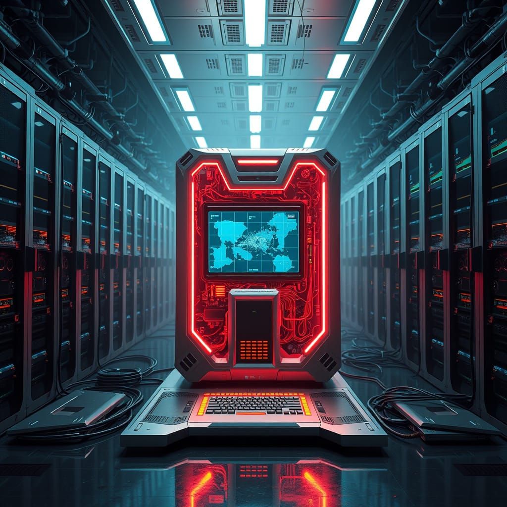 Libraries of today and tomorrow - Sleek Supercomputer in Hig...