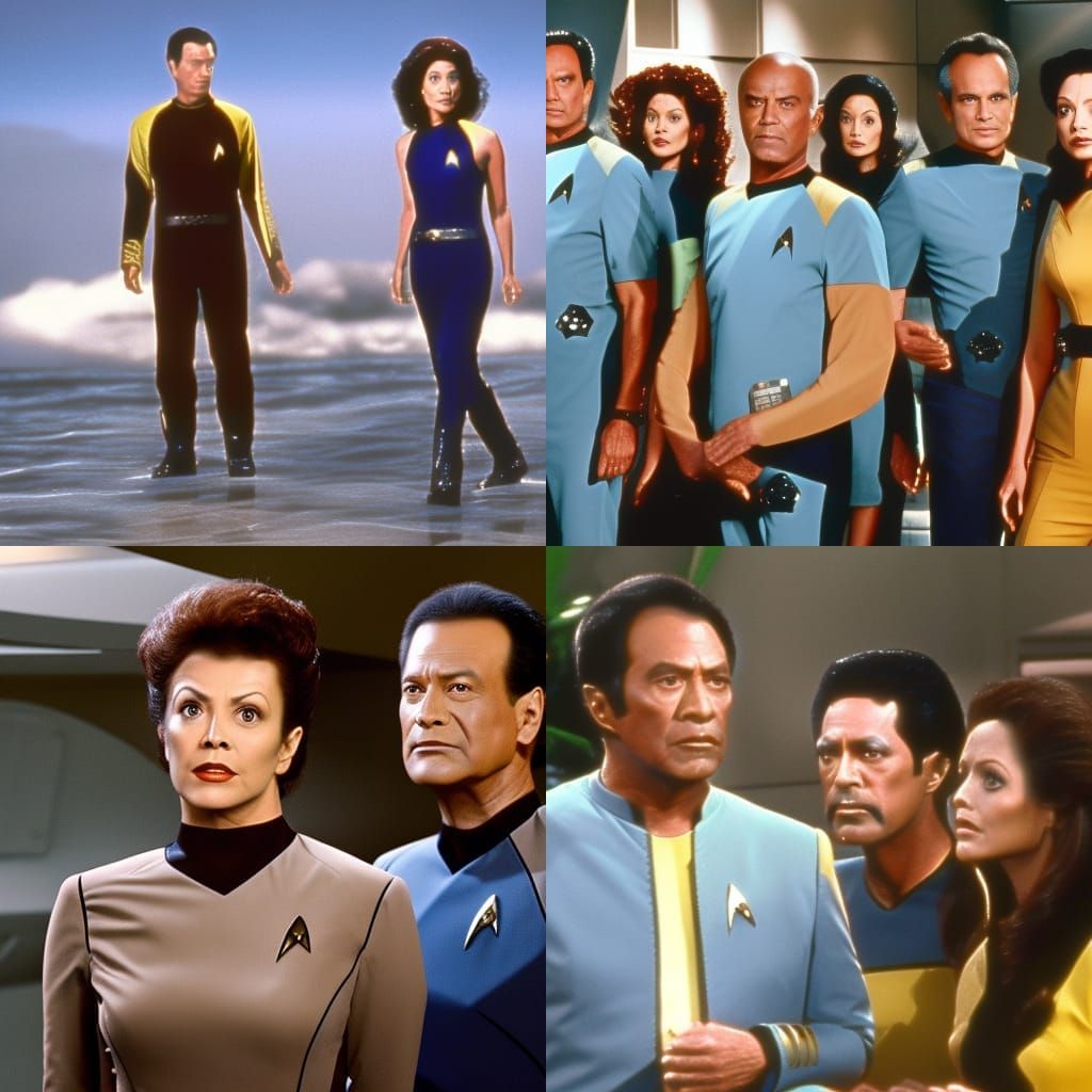 crossover between Star Trek Deep Space Nine and Hawaii 5-0 - AI ...