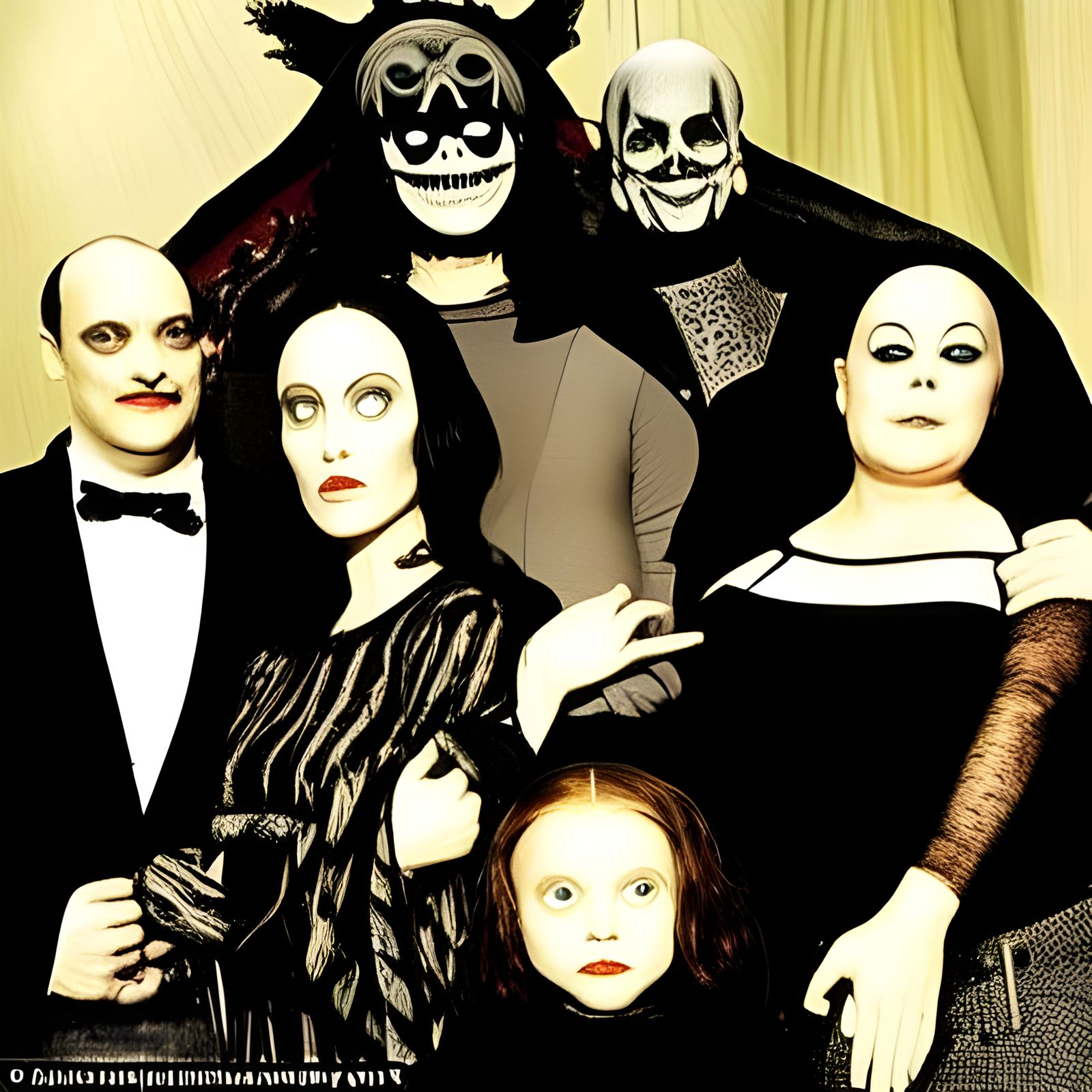 The Addams Family - AI Generated Artwork - NightCafe Creator