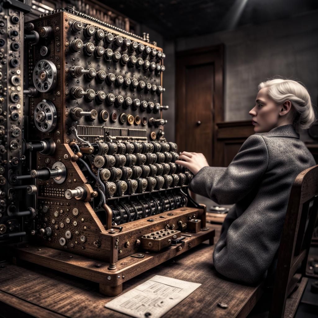 The enigma machine - AI Generated Artwork - NightCafe Creator