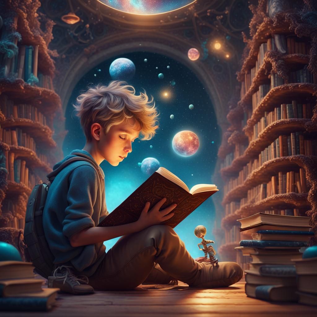 Reading - AI Generated Artwork - NightCafe Creator