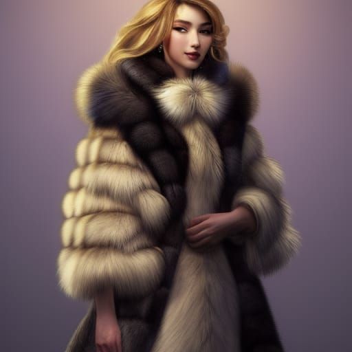 Heavy Fur Coat - AI Generated Artwork - NightCafe Creator
