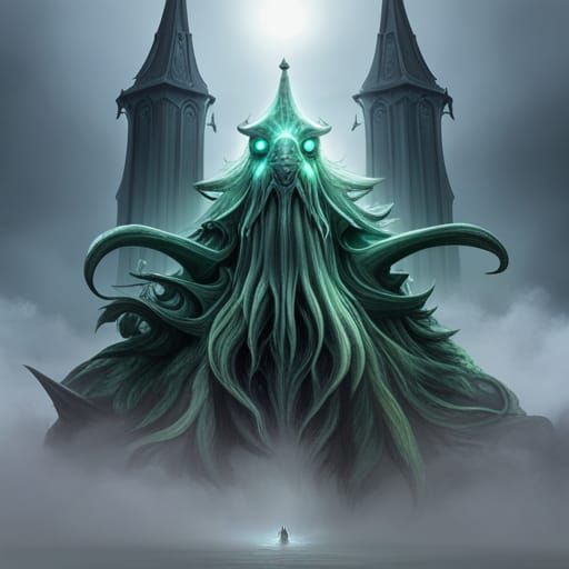 The House of Cthulhu by Per - AI Generated Artwork - NightCafe Creator