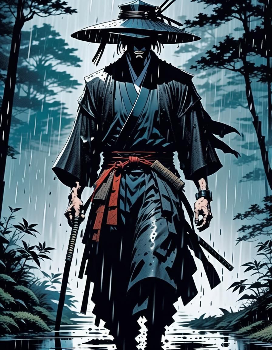 Dark ronin - AI Generated Artwork - NightCafe Creator