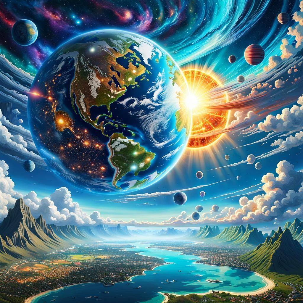 Earth - AI Generated Artwork - NightCafe Creator