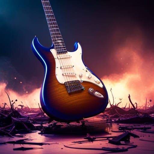 electric guitar - AI Generated Artwork - NightCafe Creator