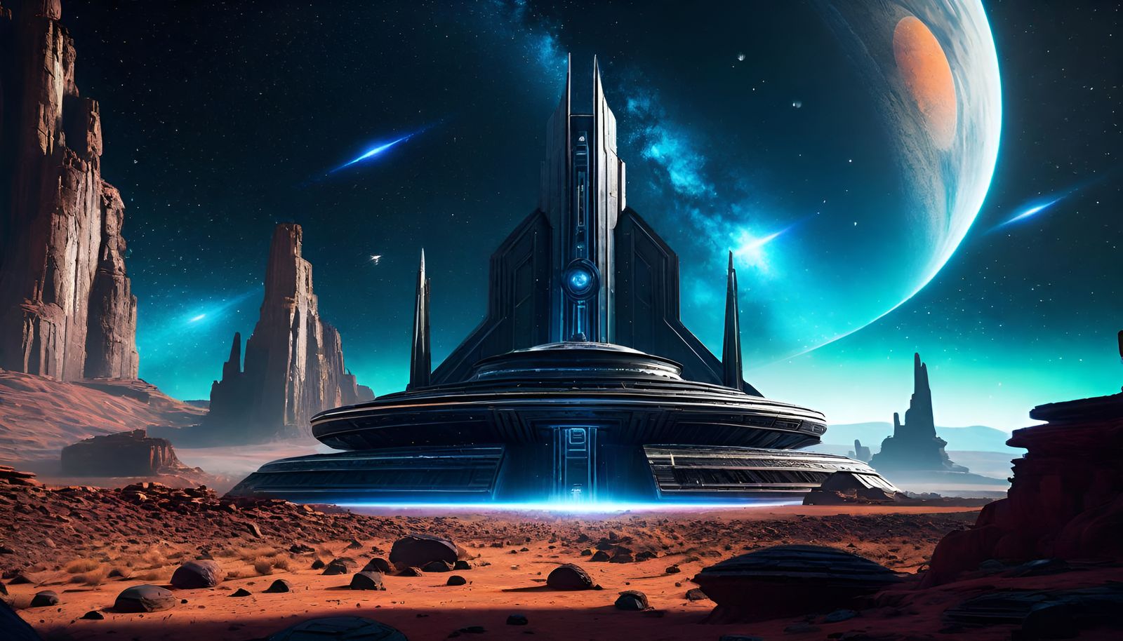 Cosmic infinity... - AI Generated Artwork - NightCafe Creator