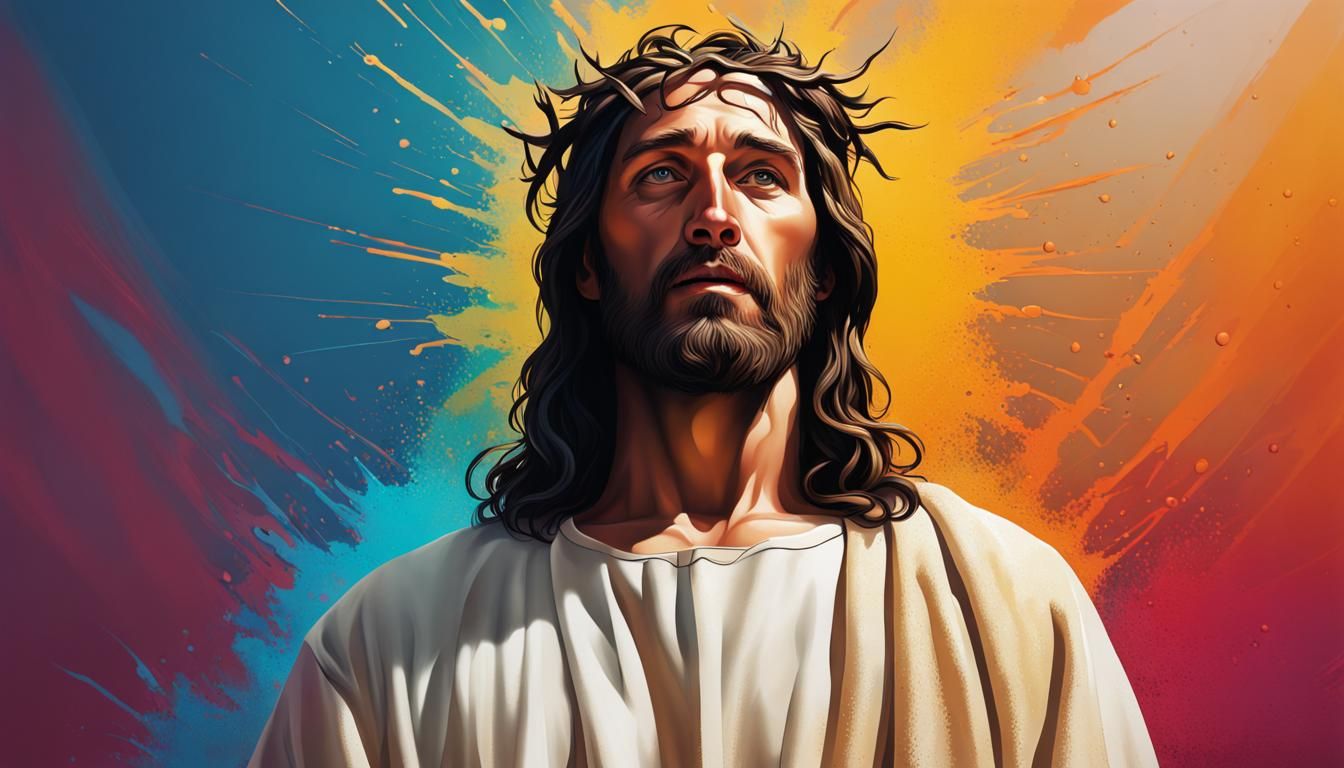 Jesus Christ - AI Generated Artwork - NightCafe Creator