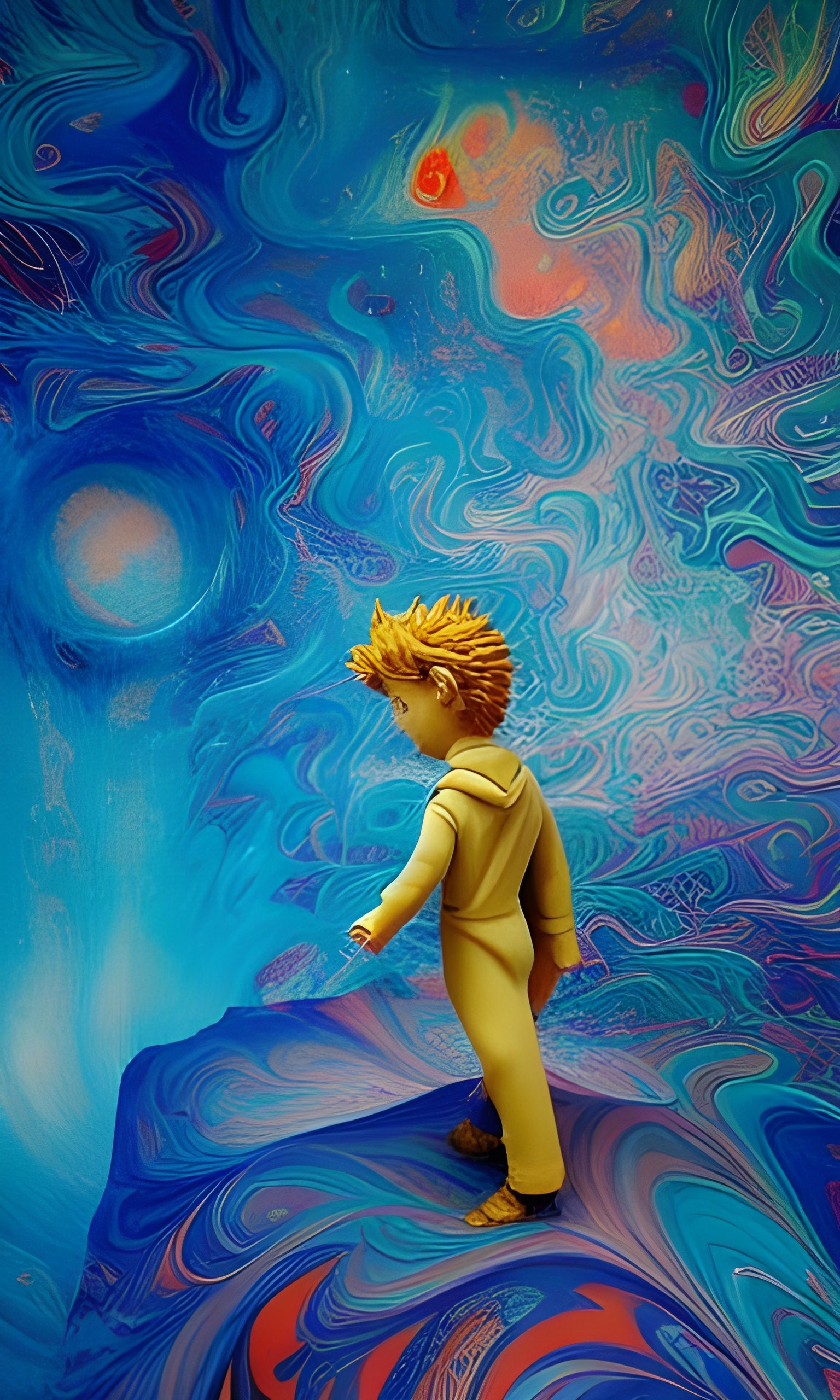 The Little Prince - full scale portrait, intricately detailed body ...