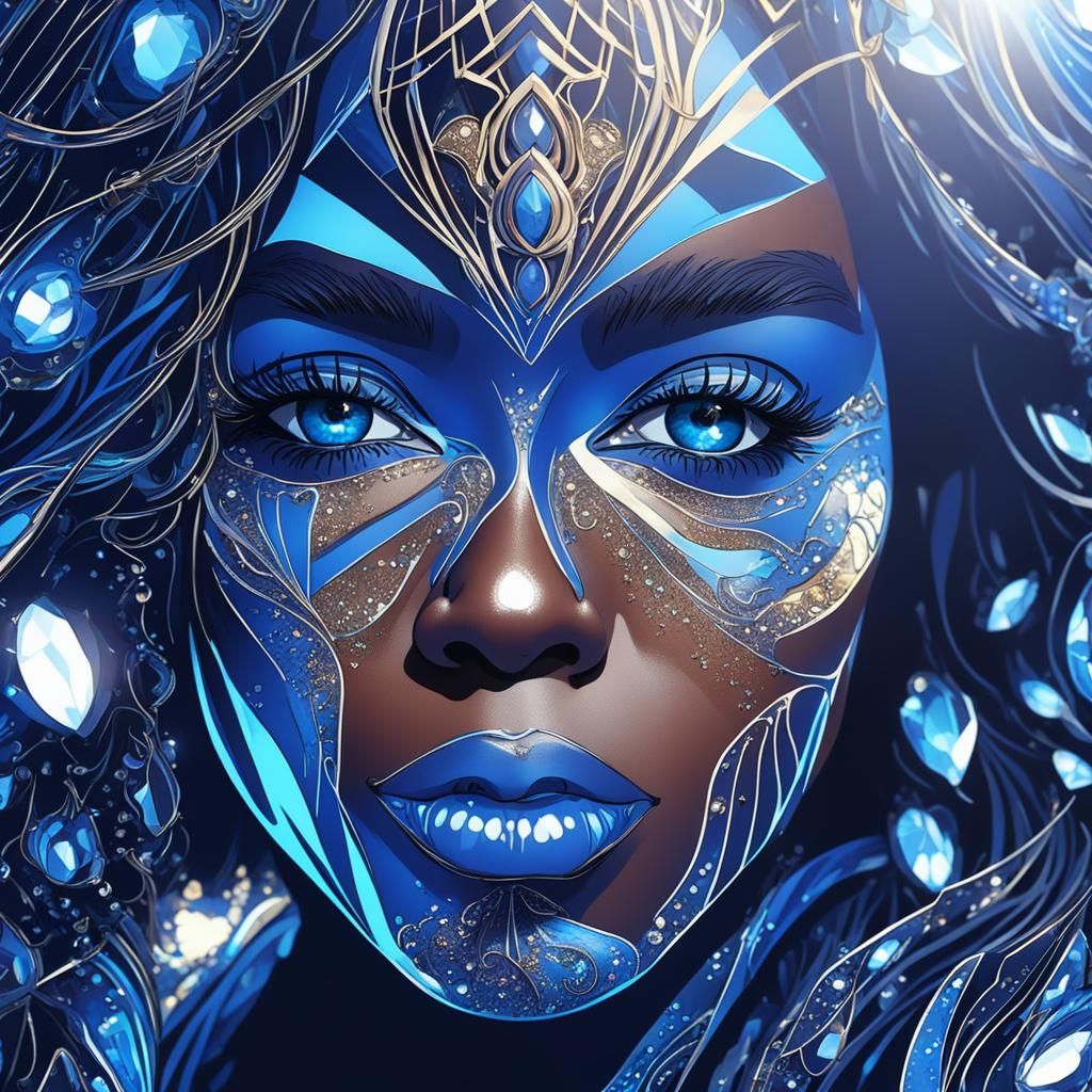 blue - AI Generated Artwork - NightCafe Creator