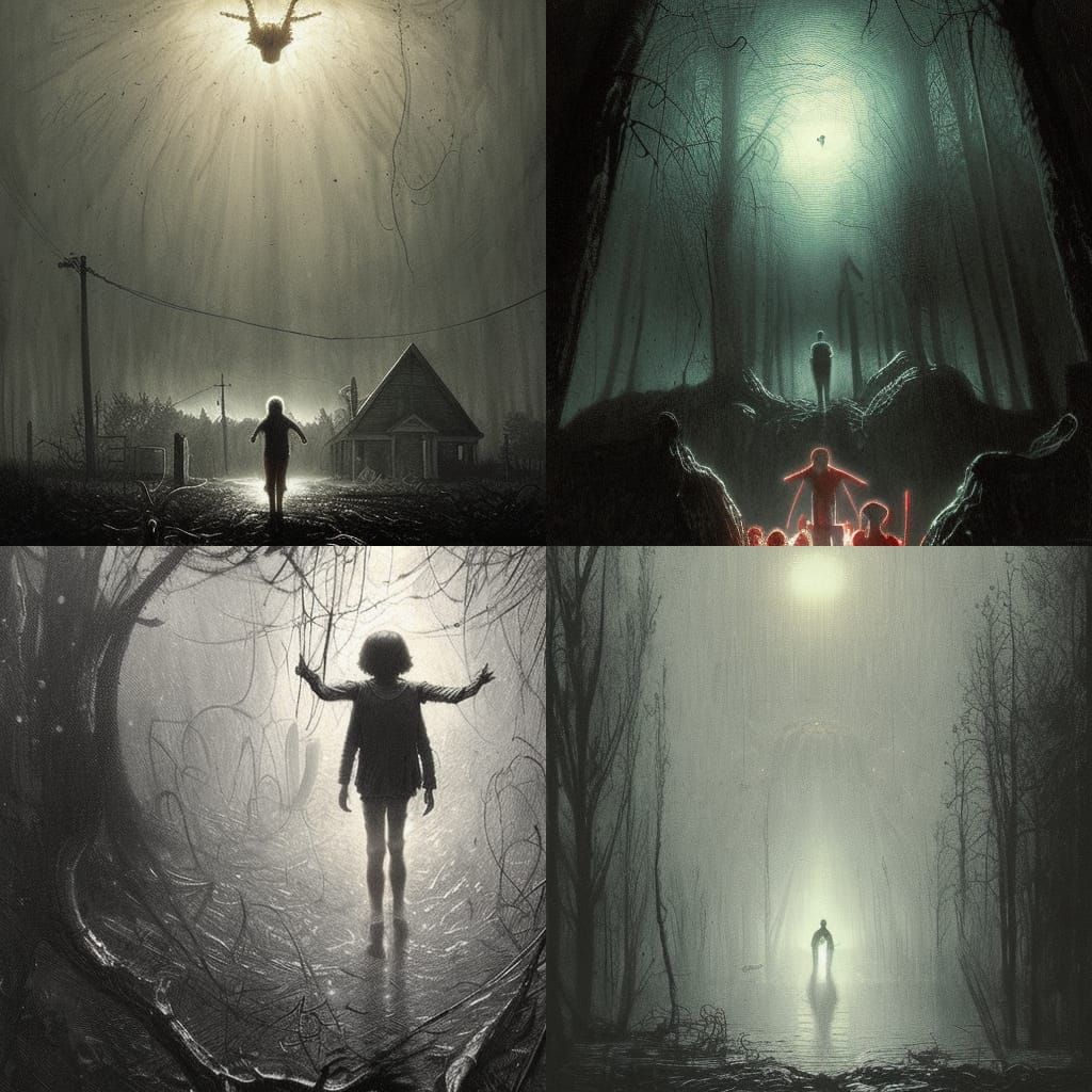Stranger Things - AI Generated Artwork - NightCafe Creator