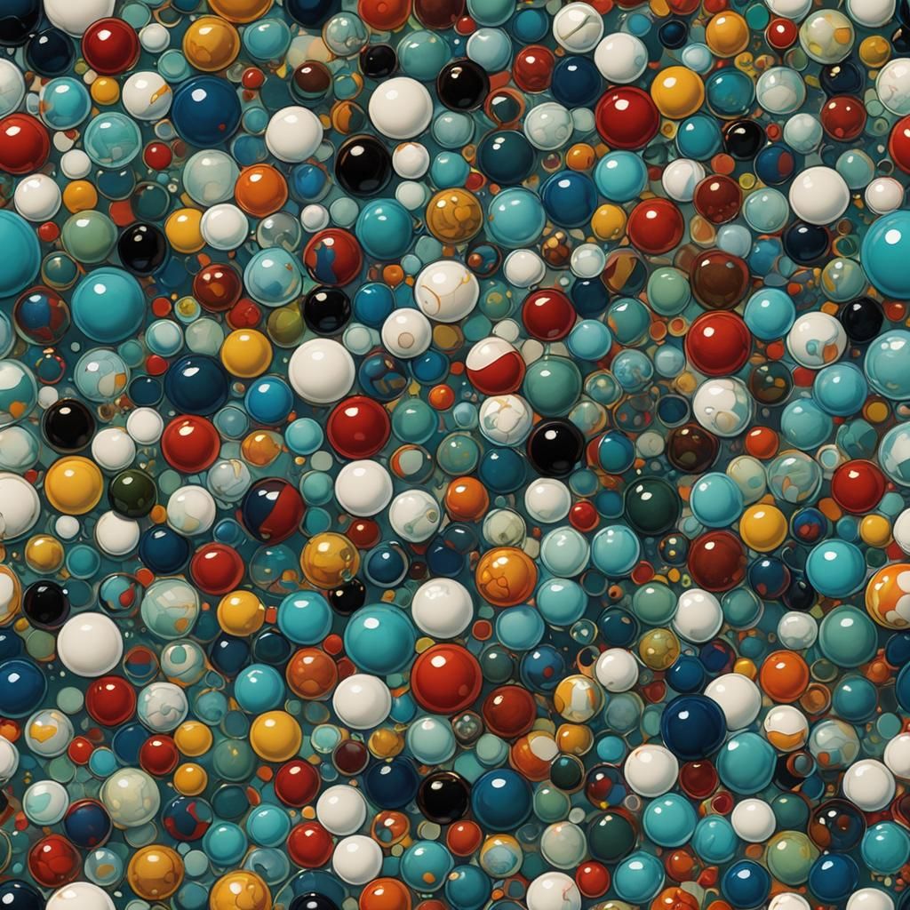 Alcohol Ink, balls - AI Generated Artwork - NightCafe Creator