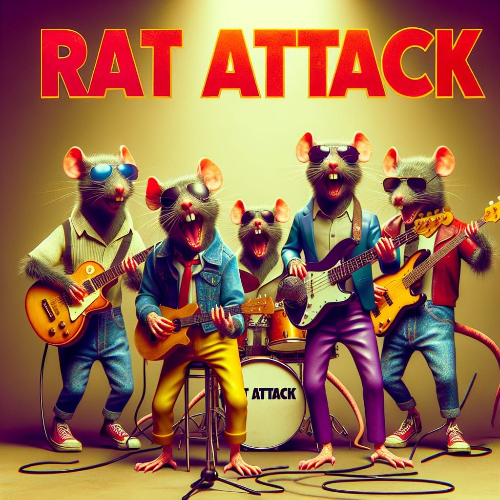 Rat attack 3 - AI Generated Artwork - NightCafe Creator