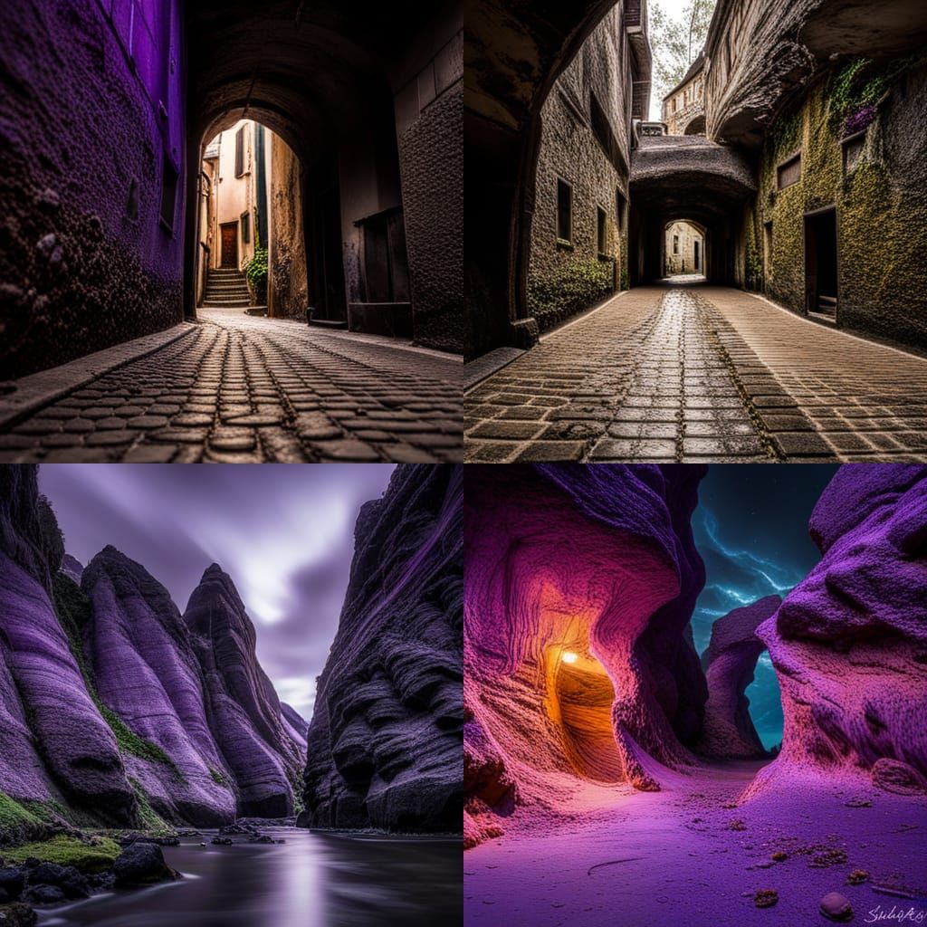 ugly-creation, 🤮, purple, slimy gooey texture, eyes, pointed sharp 🫦 ...