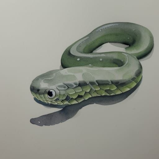 cute snake - AI Generated Artwork - NightCafe Creator