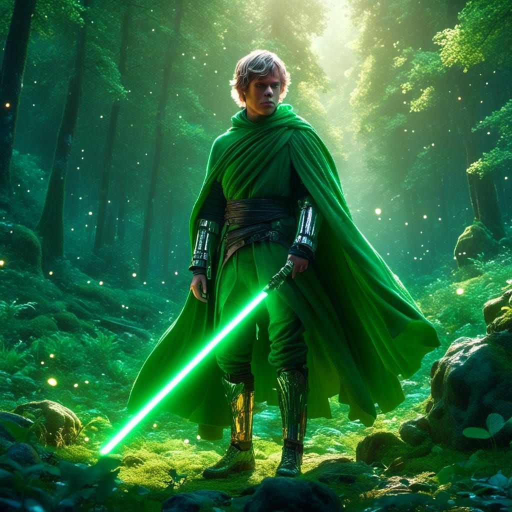 Luke Skywalker, Jedi Knight! - AI Generated Artwork - NightCafe Creator