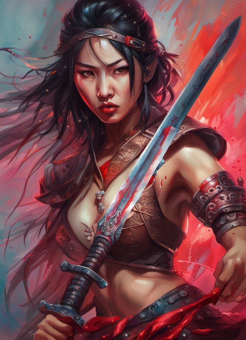 Warrior Princess Ana - AI Generated Artwork - NightCafe Creator