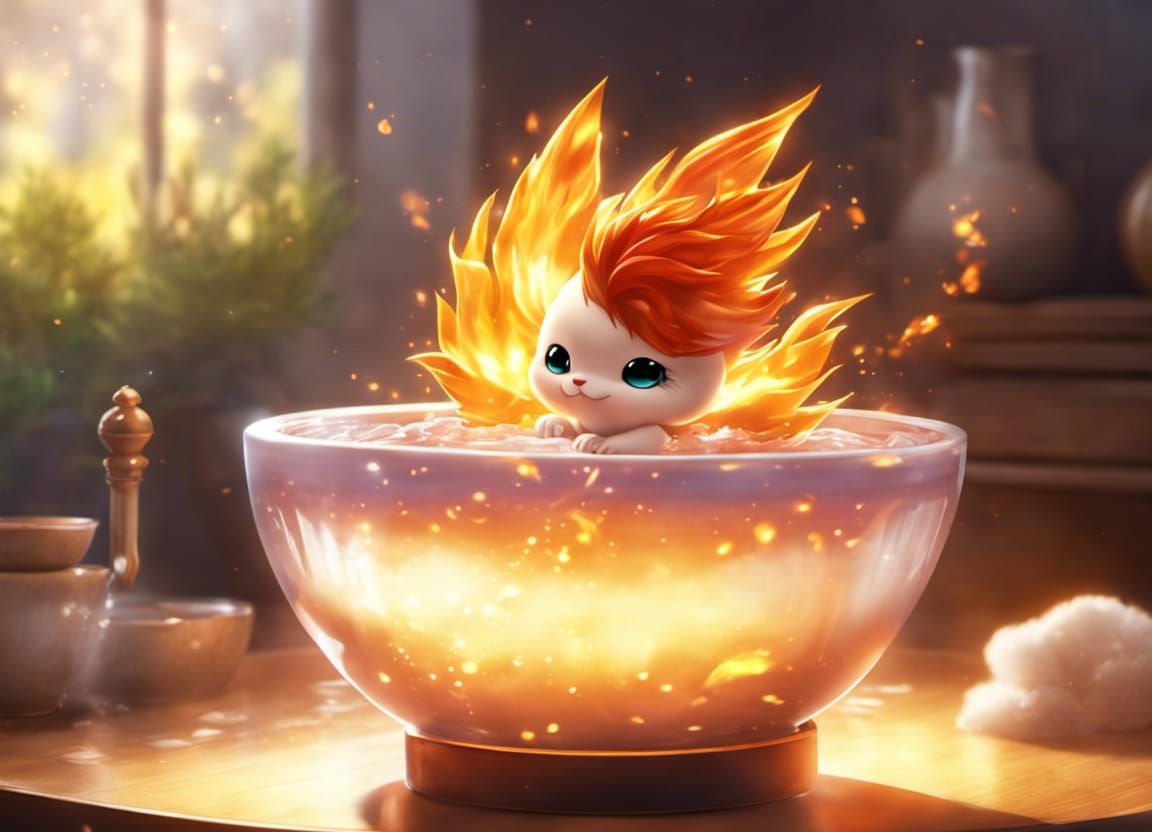 Bath time - AI Generated Artwork - NightCafe Creator