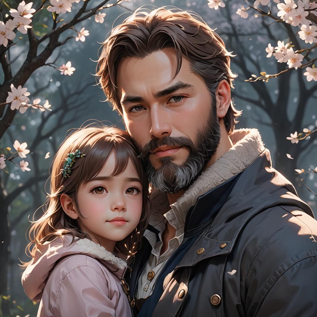 Proud daddy - AI Generated Artwork - NightCafe Creator