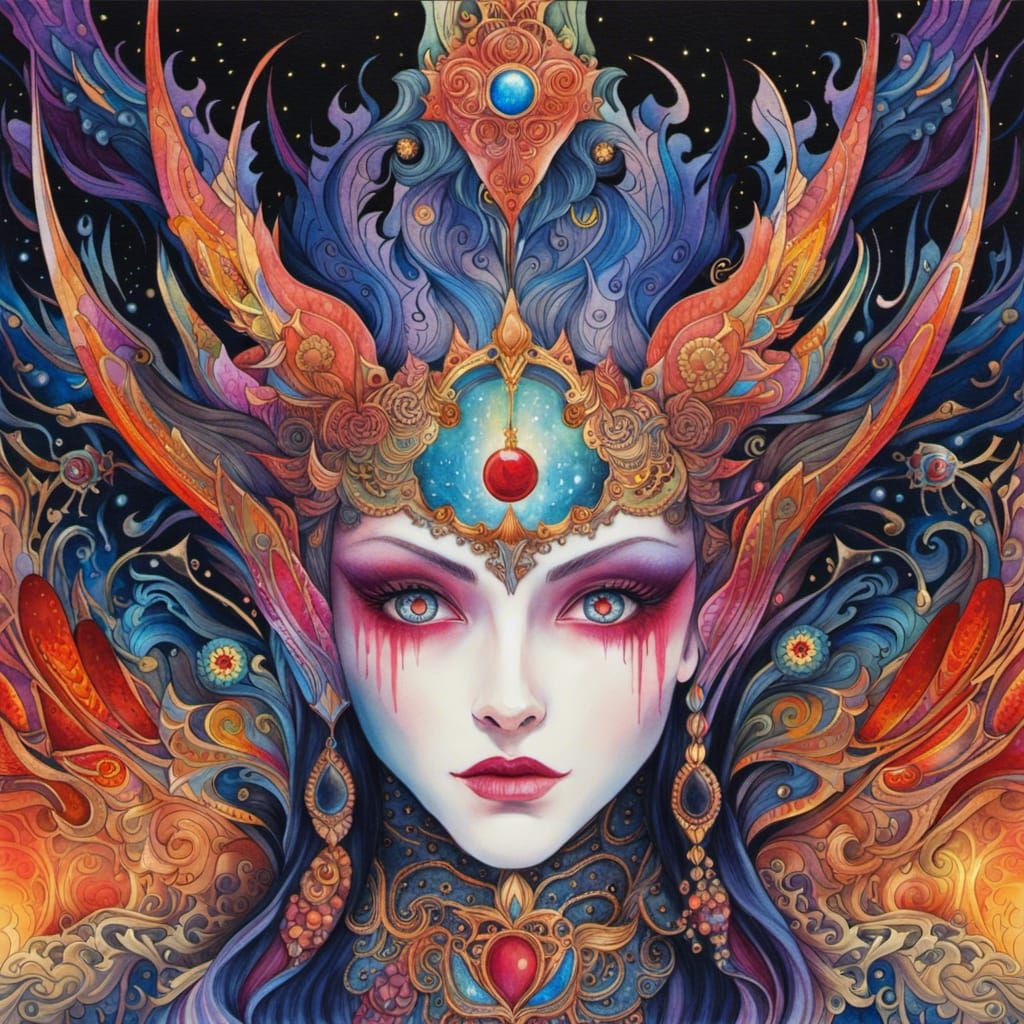 cosmic deity - AI Generated Artwork - NightCafe Creator