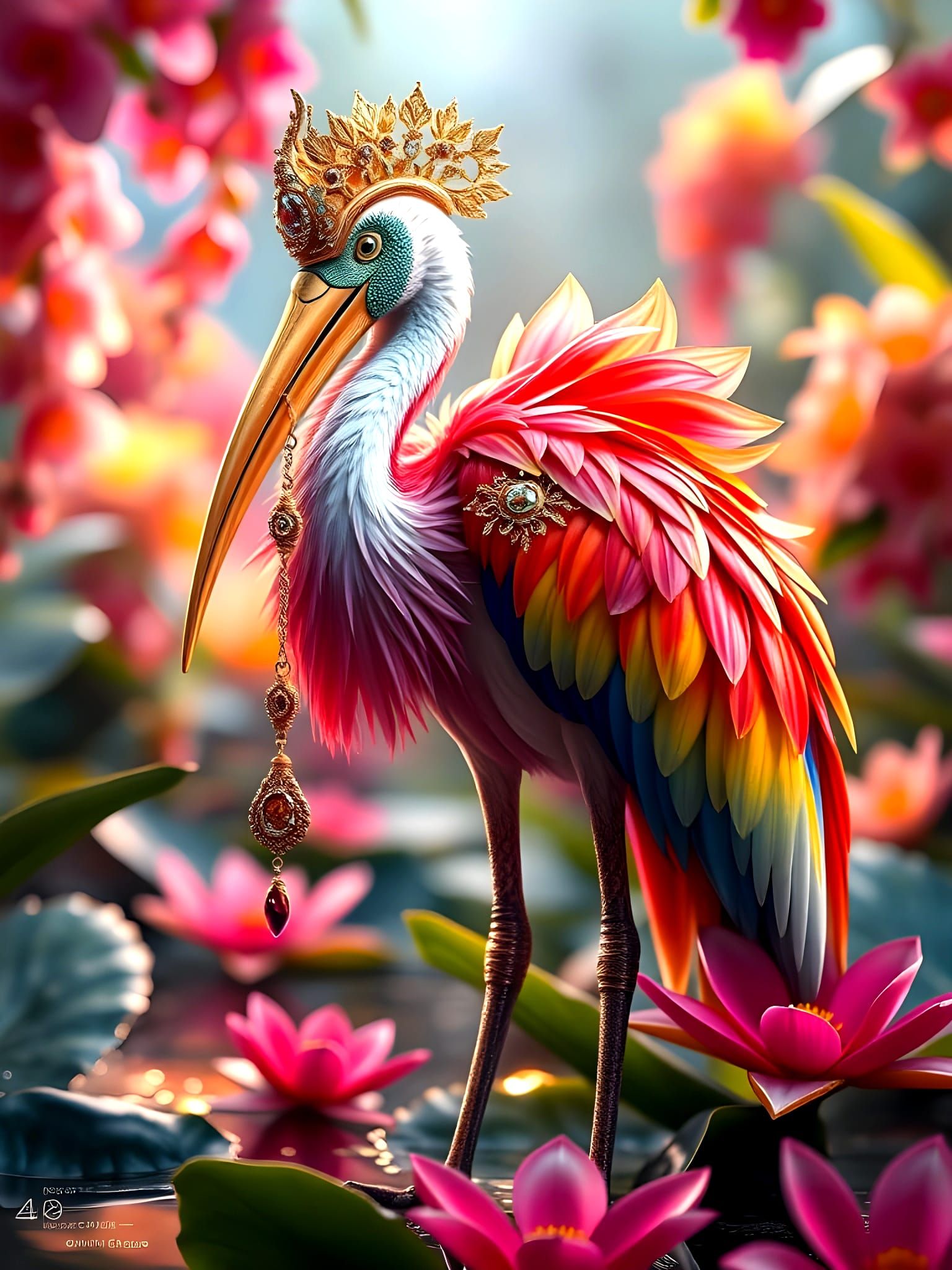 Sovereign grace - Regal Paradise with Golden Ibis and Rainbo...