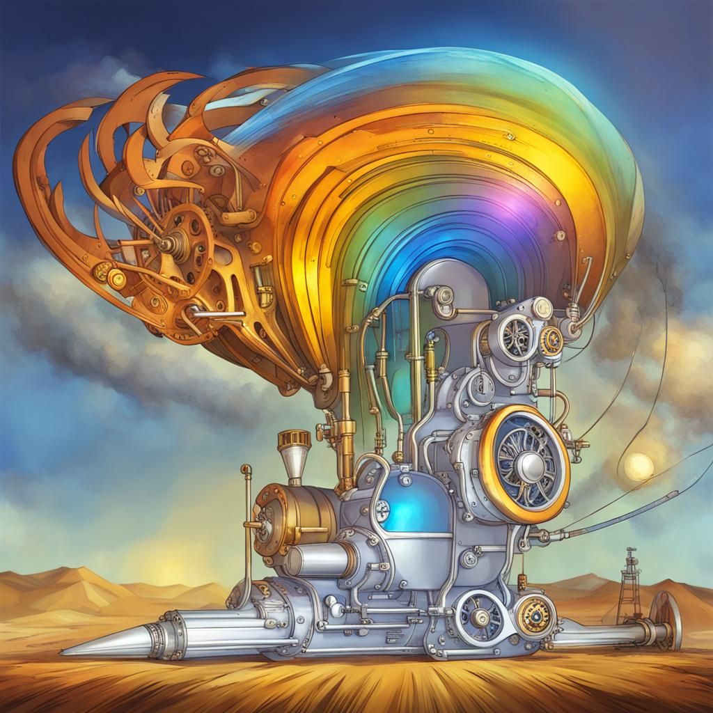 Rainbow-Engine - AI Generated Artwork - NightCafe Creator
