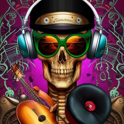 MC Reaper Gee chillin it by Per. - AI Generated Artwork - NightCafe Creator