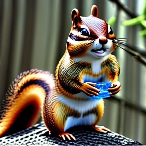 The Chipmunk Simon Seville - AI Generated Artwork - NightCafe Creator