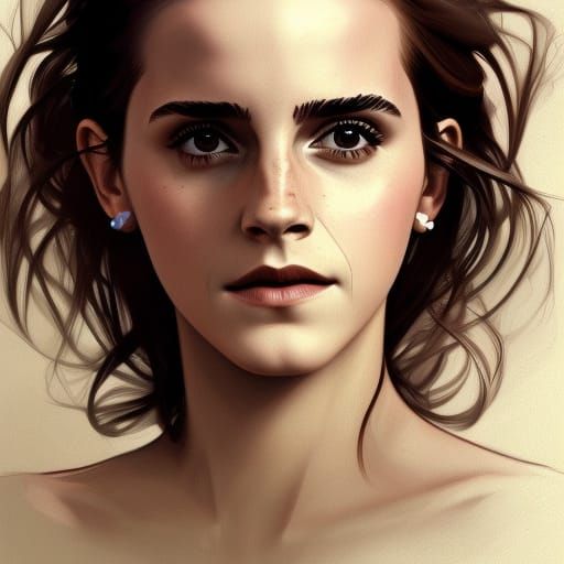 emma watson - AI Generated Artwork - NightCafe Creator
