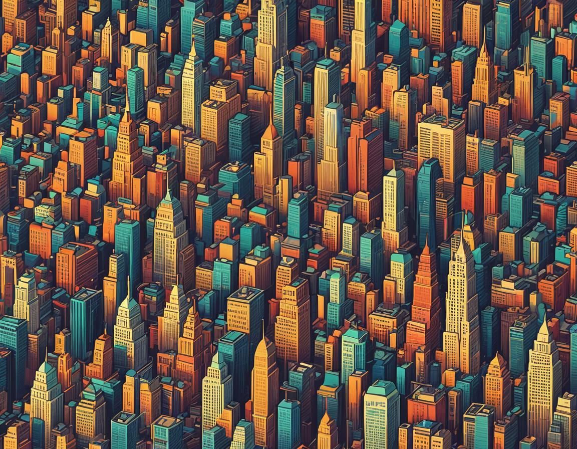 City of tomorrow - AI Generated Artwork - NightCafe Creator