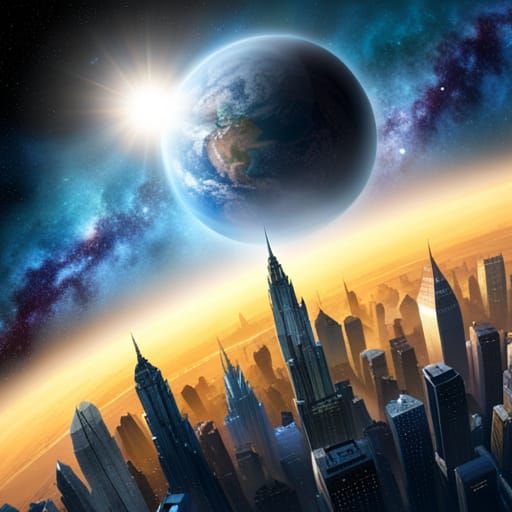 The beauty of space - AI Generated Artwork - NightCafe Creator