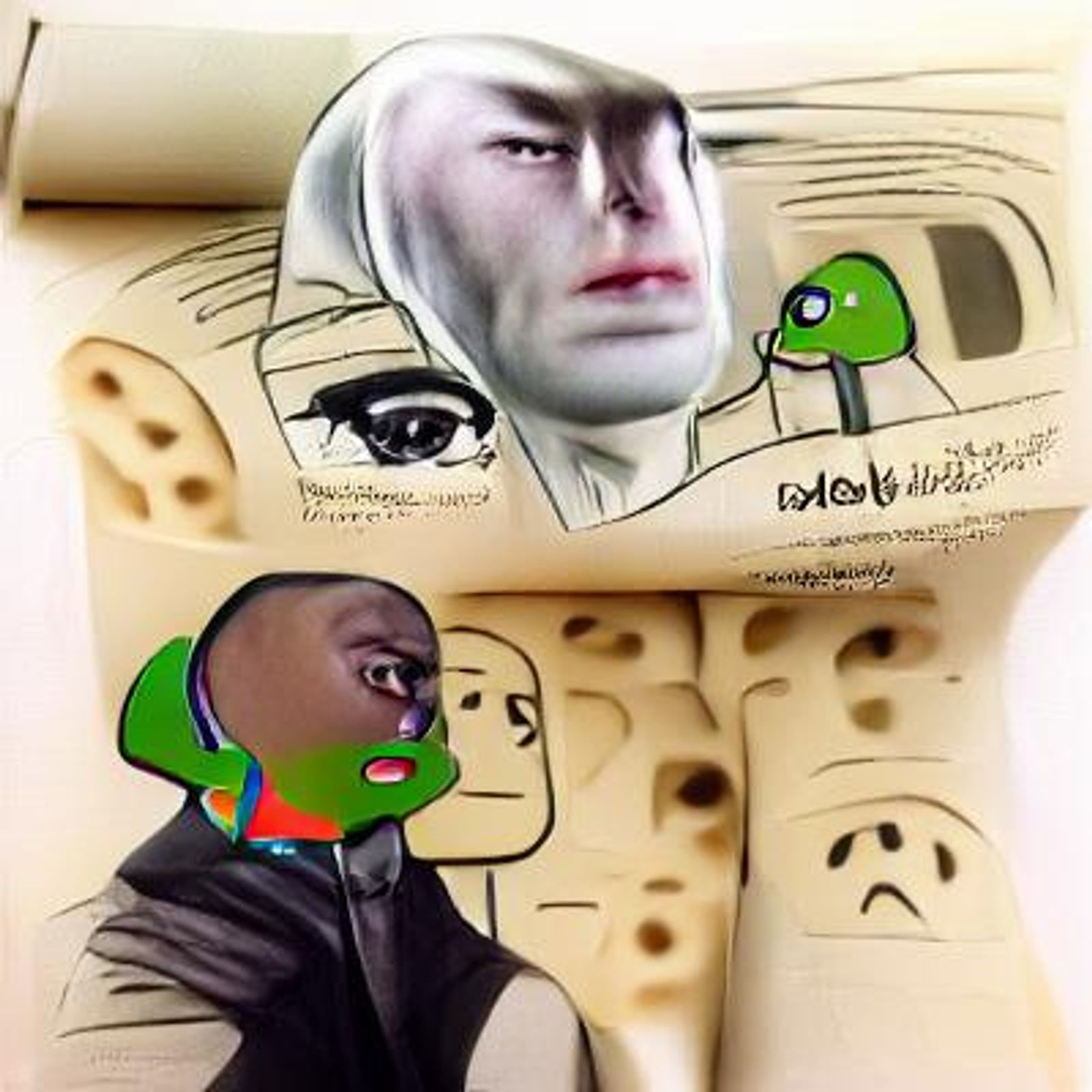 Emotional wojak - AI Generated Artwork - NightCafe Creator