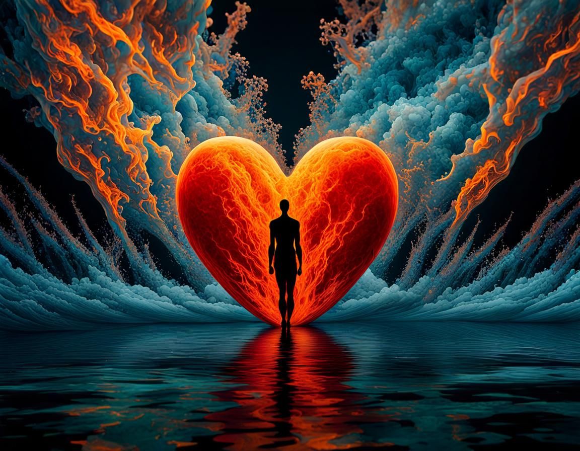 when piteous explodingheart beat boils by artist "antigravity flame ...