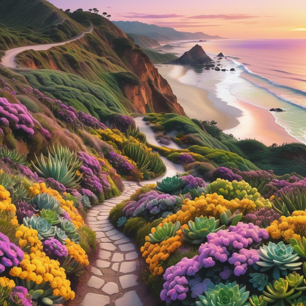 serene ocean view setting. Spectacular view of beach, and ocean ...