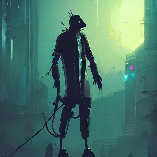 Cyberpunk Plague Doctor - AI Generated Artwork - NightCafe Creator