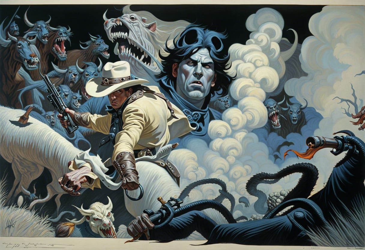 Weird western - AI Generated Artwork - NightCafe Creator