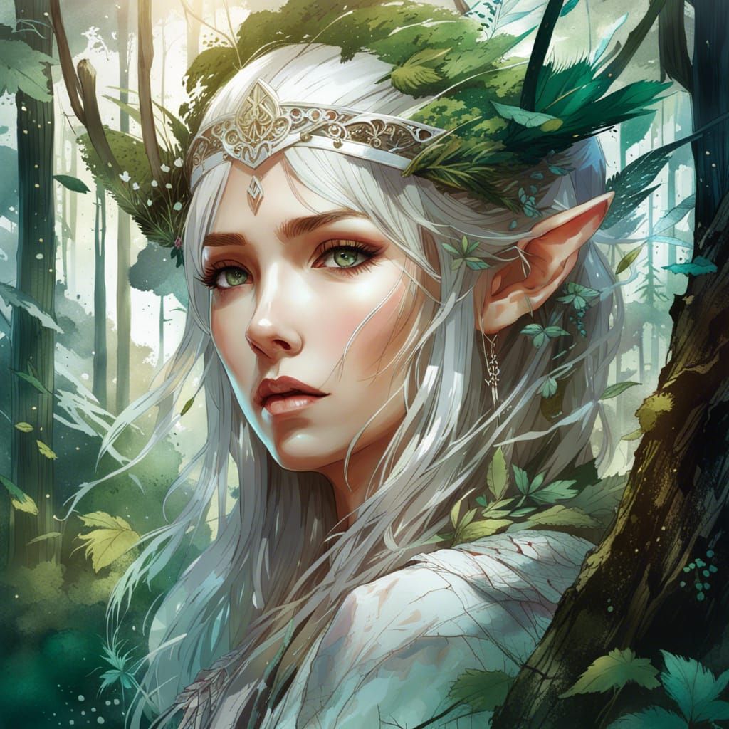 The Forest Queen - AI Generated Artwork - NightCafe Creator