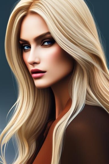 BLONDE WOMAN - AI Generated Artwork - NightCafe Creator