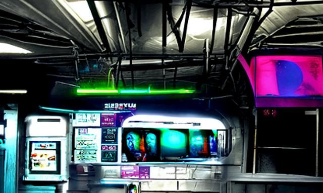 cyberpunk subway - AI Generated Artwork - NightCafe Creator