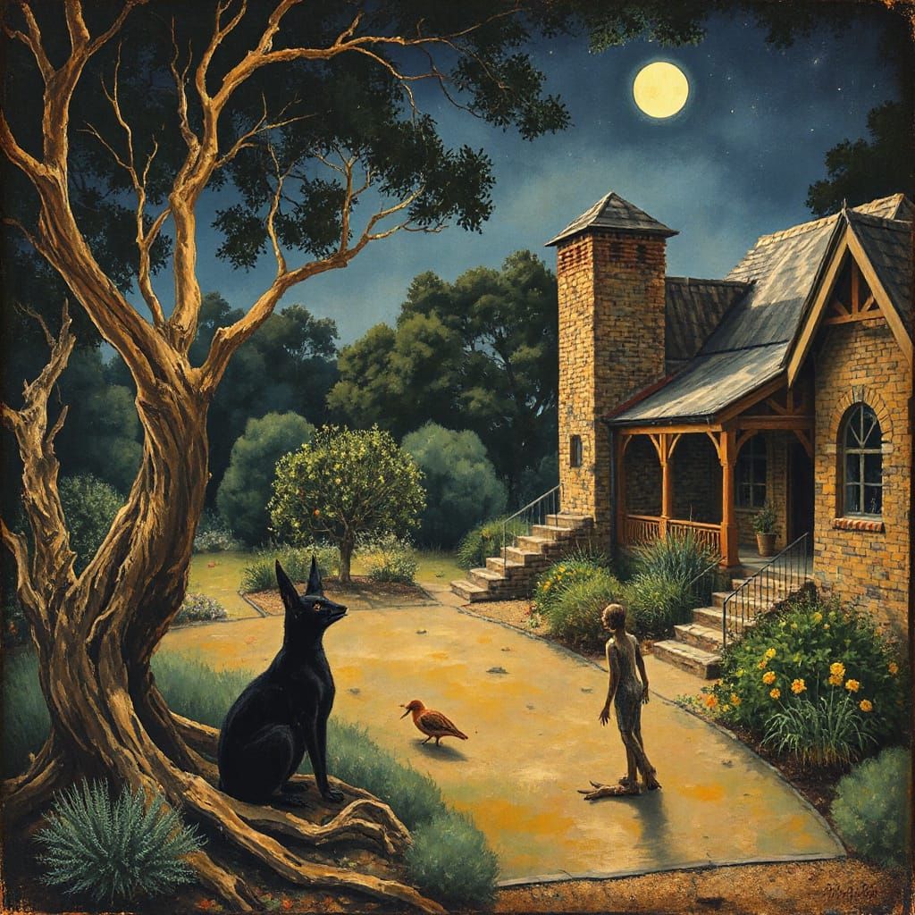 Morute, - Ethereal Dark Nymphet in Gloomy Cottagegore Style