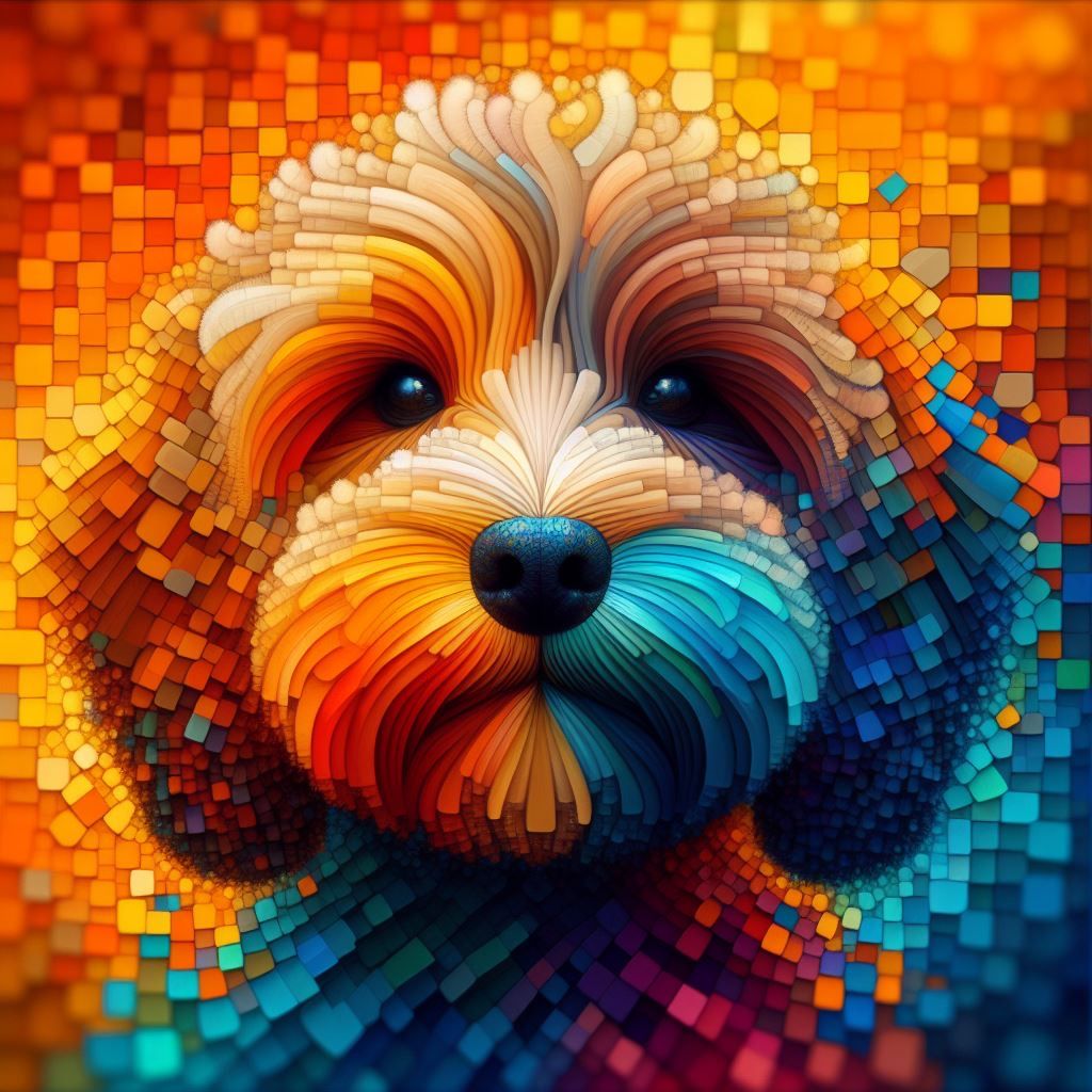 Cockapoo dog - AI Generated Artwork - NightCafe Creator