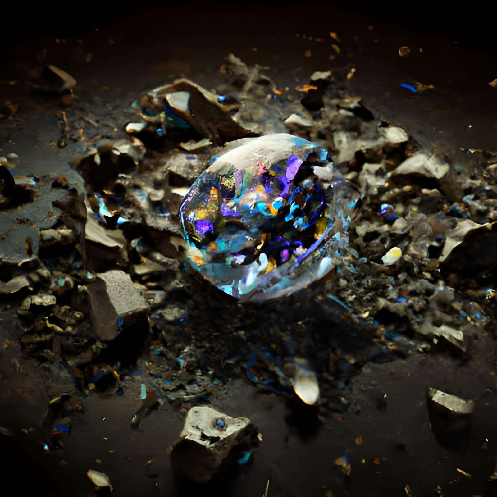 Gem Stone Ruins - AI Generated Artwork - NightCafe Creator