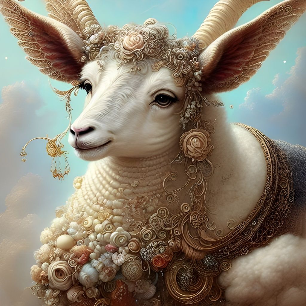 Sheep God - AI Generated Artwork - NightCafe Creator