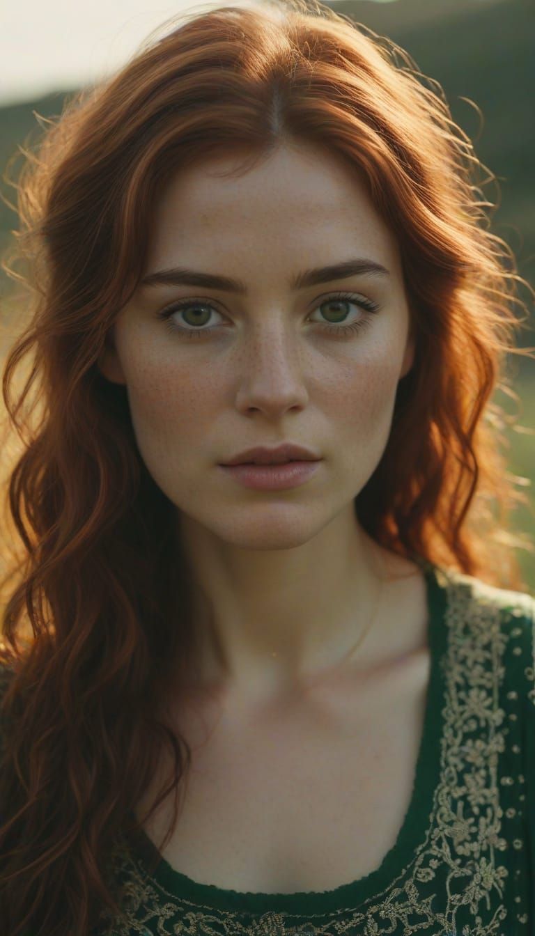 An Irish Lass - "A woman with symmetrical facial features and a fair ...