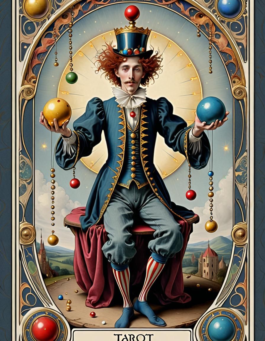THE JUGGLER TAROT CARD - AI Generated Artwork - NightCafe Creator