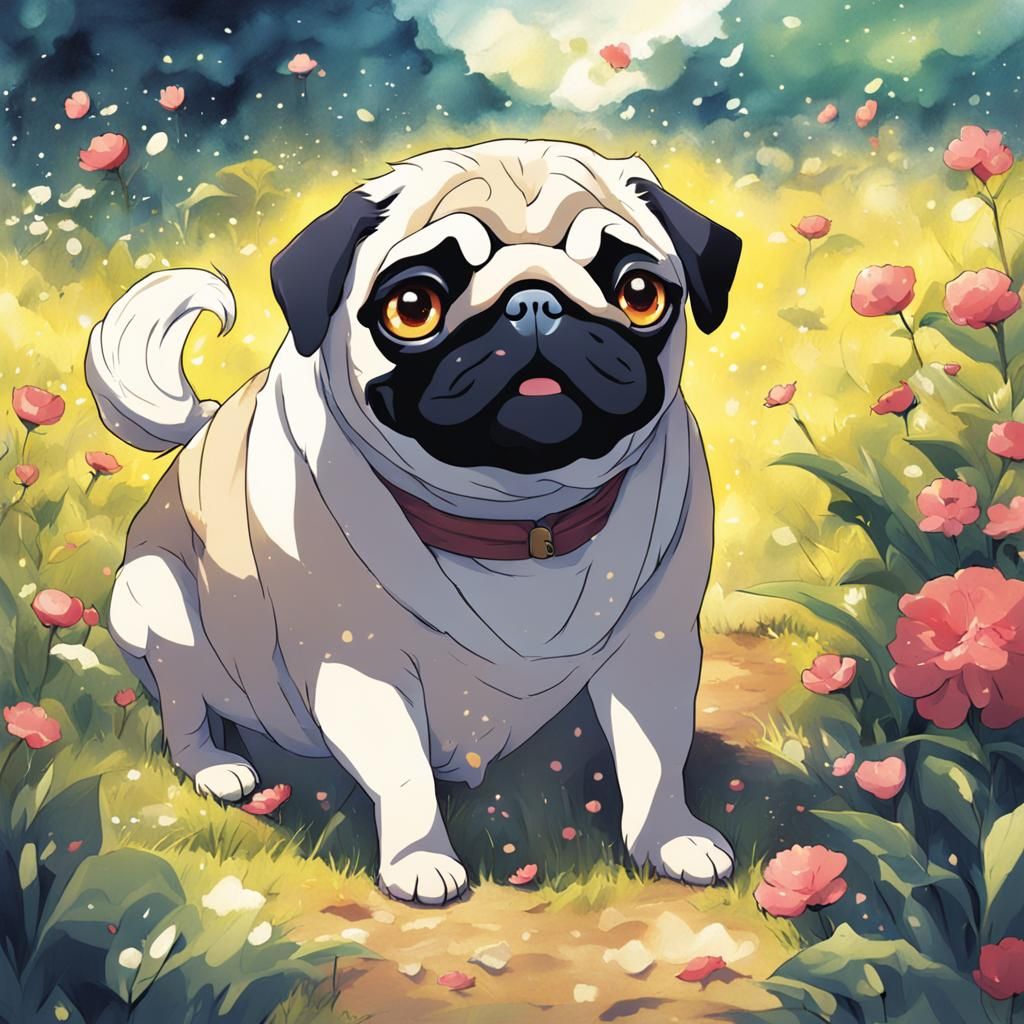 Pug - AI Generated Artwork - NightCafe Creator