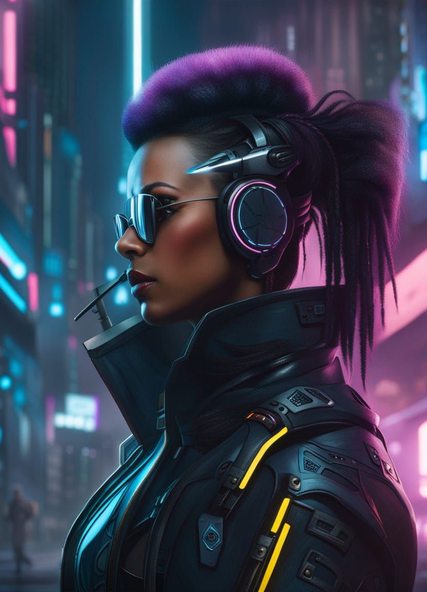 Cyberpunk character by Chriss Foss (SDXL 0.9 Artist/Style Study) - AI ...